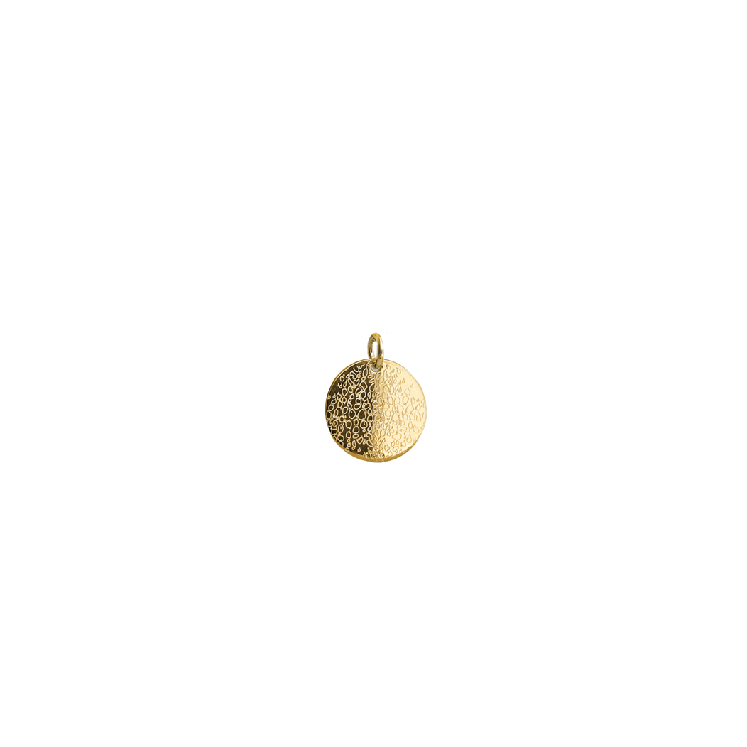 Mini Dog Paw Print Charm in 925 Silver
